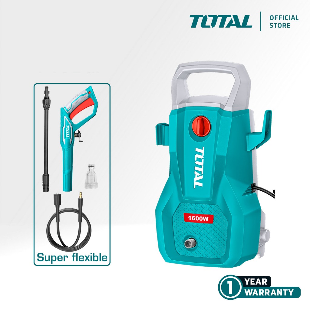 Total 1600W High pressure washer 1600W with pure copper wire + Auto ...