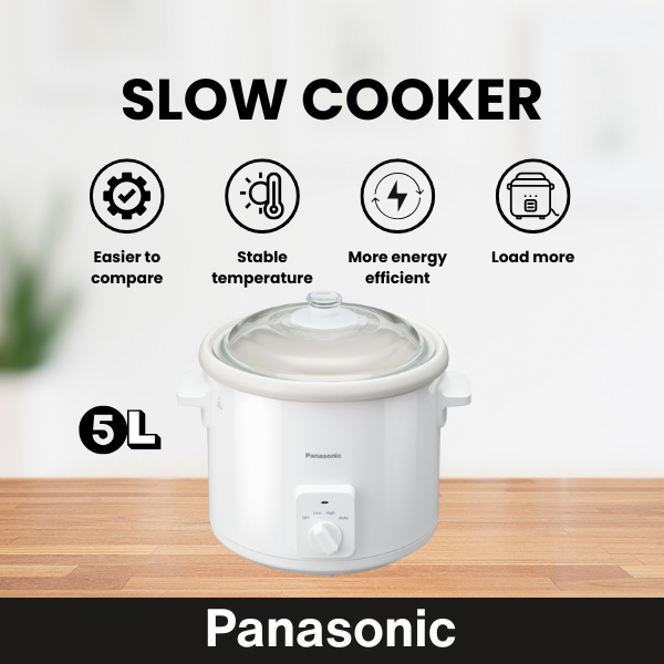 Panasonic 5.0L Slow Cooker NF-N51AWSK | Shopee Malaysia