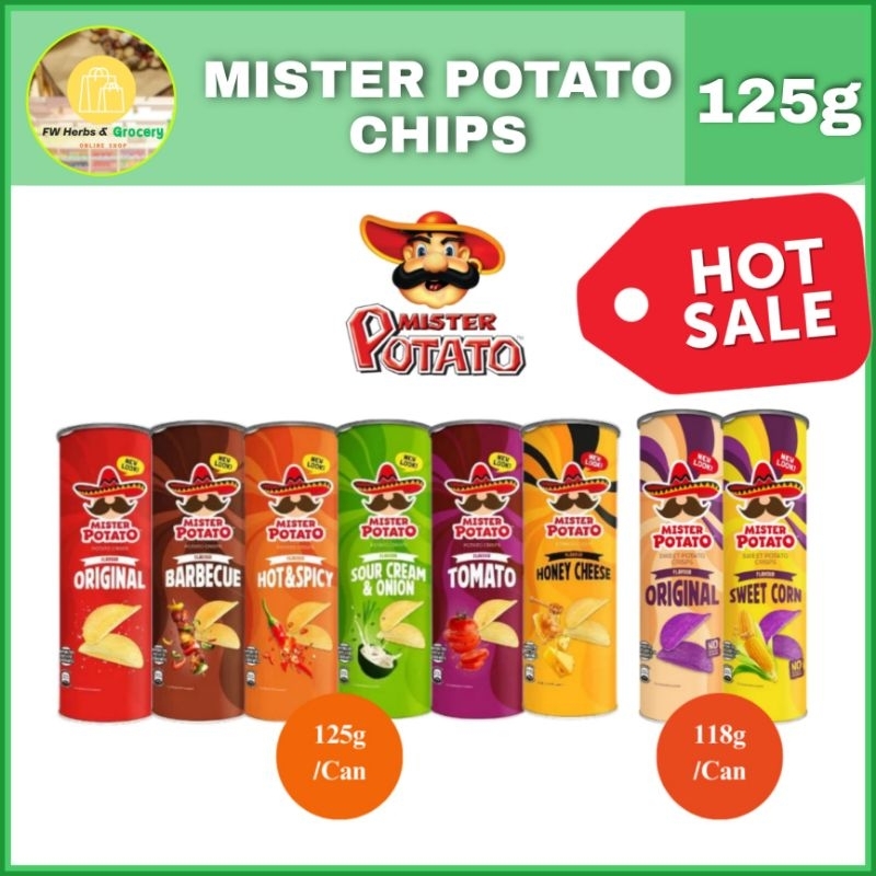 MISTER POTATO CHIPS 125G EXP1/2026 | Shopee Malaysia
