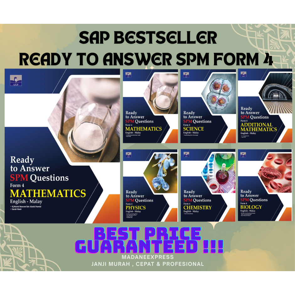 [XPRESS] SAP BESTSELLER : READY TO ANSWER SPM QUESTIONS FORM 4 & 5 ...