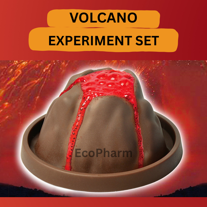 Mini Volcano Experiment Kit Safe & Educational Science Toy Learning Set ...