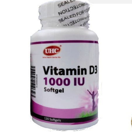 [CLEARANCE EXP: 07/2025] UHC VITAMIN D3 1000 IU 120'S CAP | Shopee Malaysia