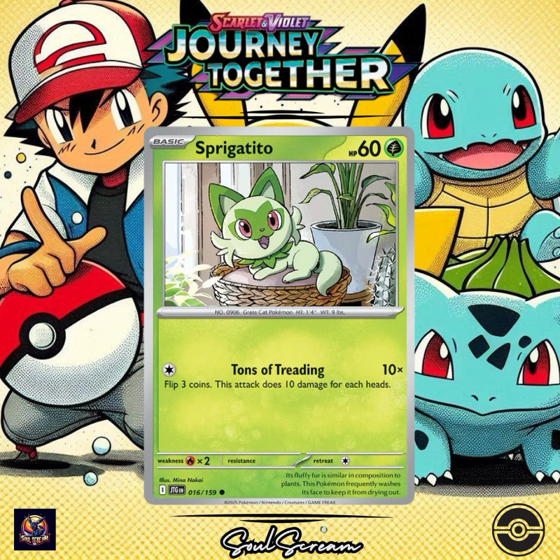 Pokemon TCG Sprigatito Journey Together | Shopee Malaysia