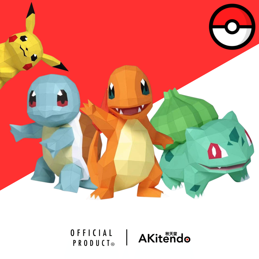 Pokemon DIY Paper Craft Model | Shopee Malaysia