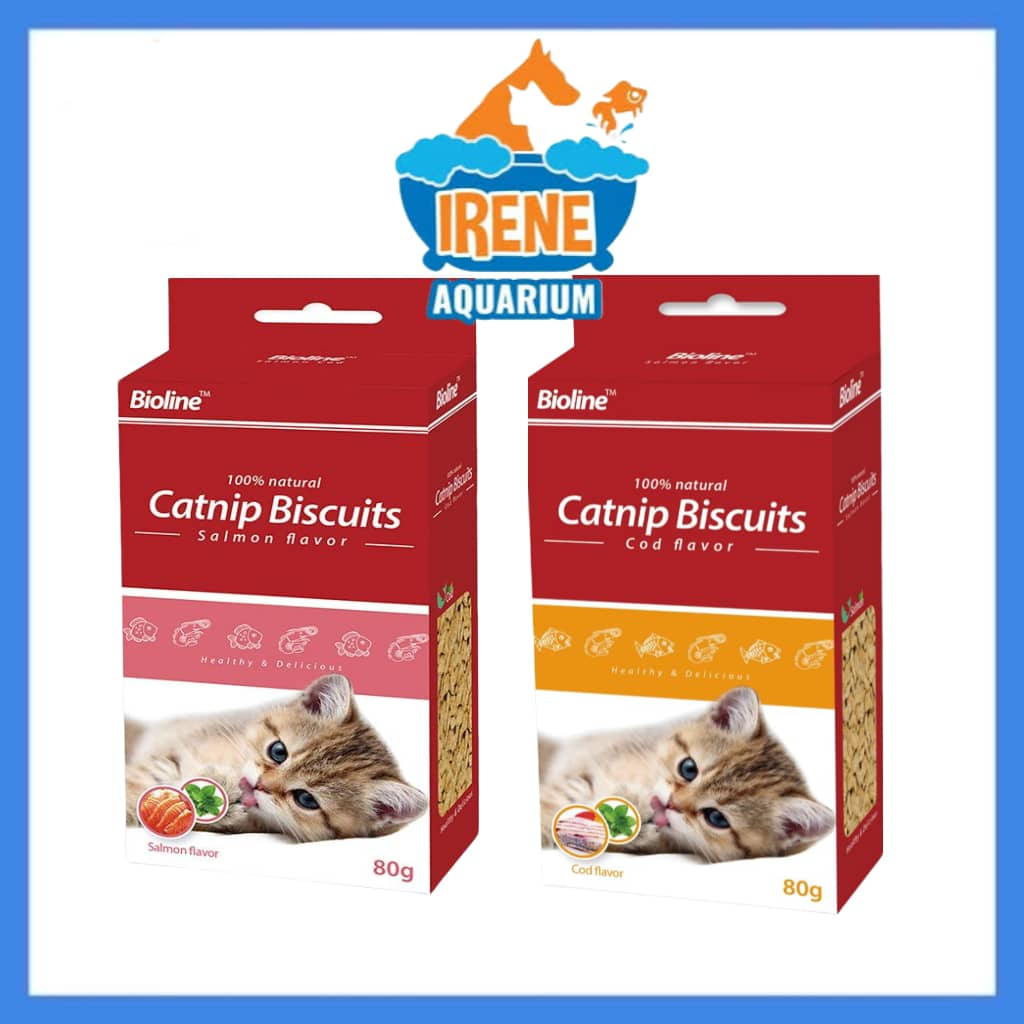 Bioline Cat Catnip Biscuits 80g | Shopee Malaysia