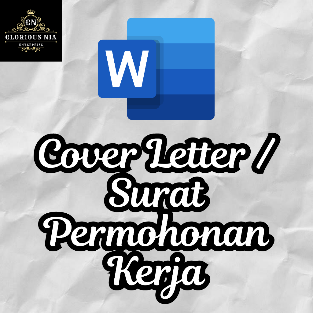 template cover letter surat permohonan kerja microsoft word softcopy 1 ...