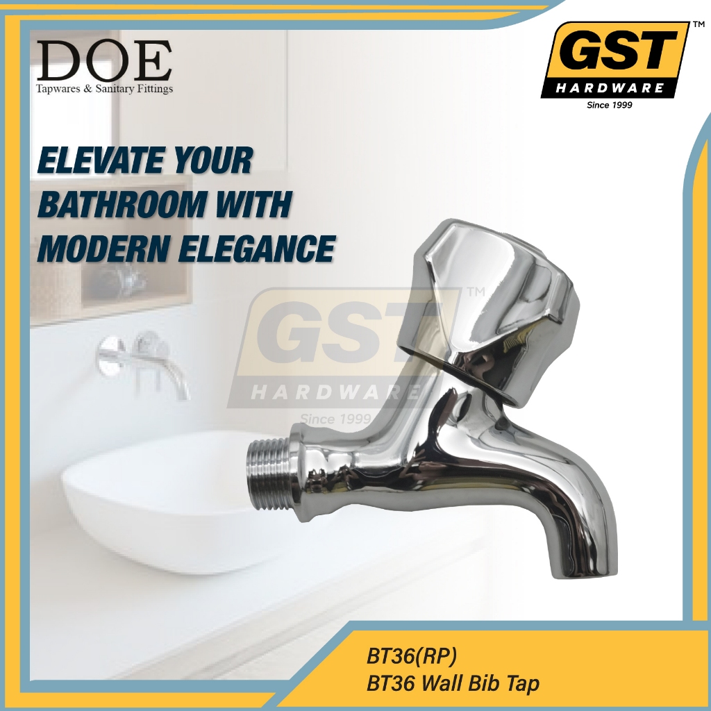 🔥 DOE Wall Bib Tap Water Tap Bathroom Doe Water Tap Cap Bathroom Water ...