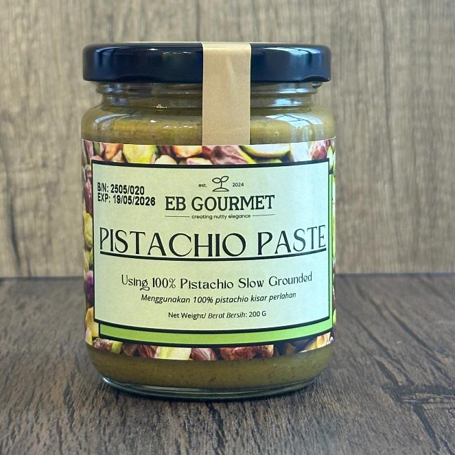 (Ready Stock) 𝐄𝐁 𝐆𝐨𝐮𝐫𝐦𝐞𝐭 𝟏𝟎𝟎% 𝐏𝐮𝐫𝐞 𝐏𝐢𝐬𝐭𝐚𝐜𝐡𝐢𝐨 𝐏𝐚𝐬𝐭𝐞 200 𝖦 (Liquid ...