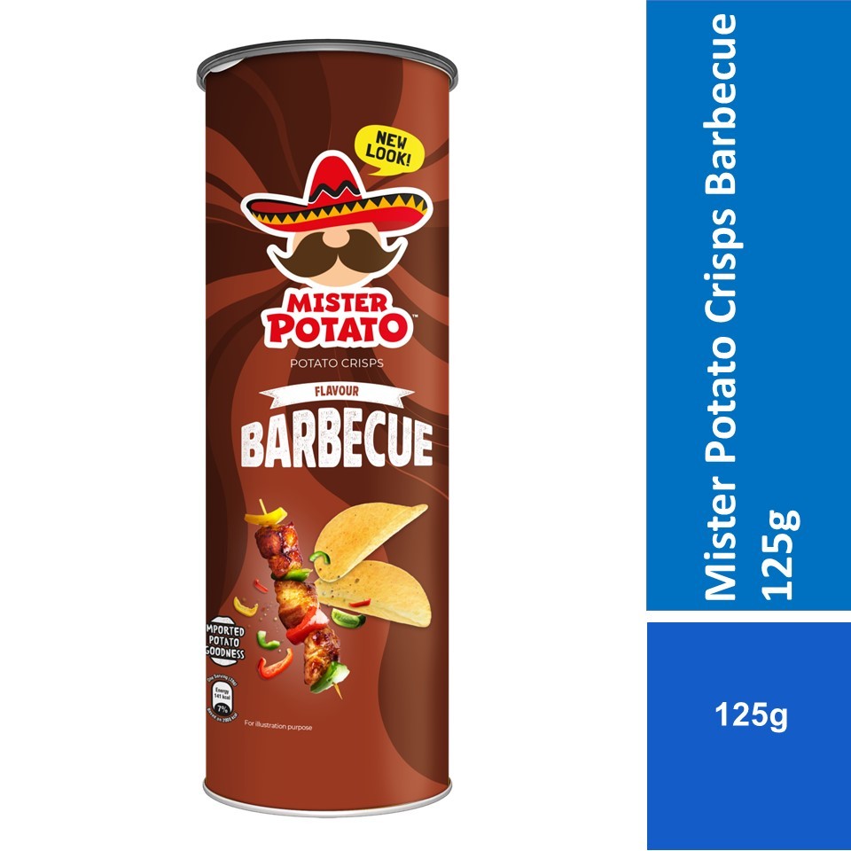 Mister Potato Crisps Barbecue 125g | Shopee Malaysia