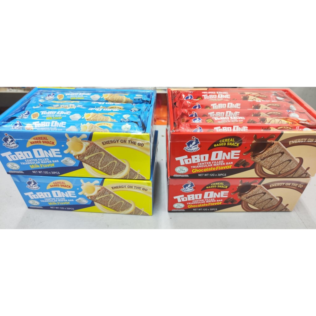 Twinfish Tobo one Cookies 30pcs Chocolate & Milk | Shopee Malaysia