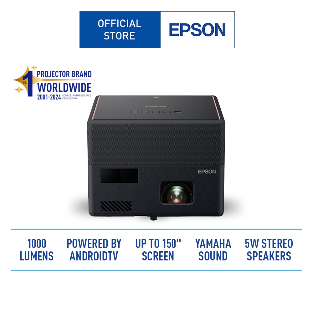 Epson EpiqVision Mini EF-12 Laser Projector 20000 Hours Life Built-In ...