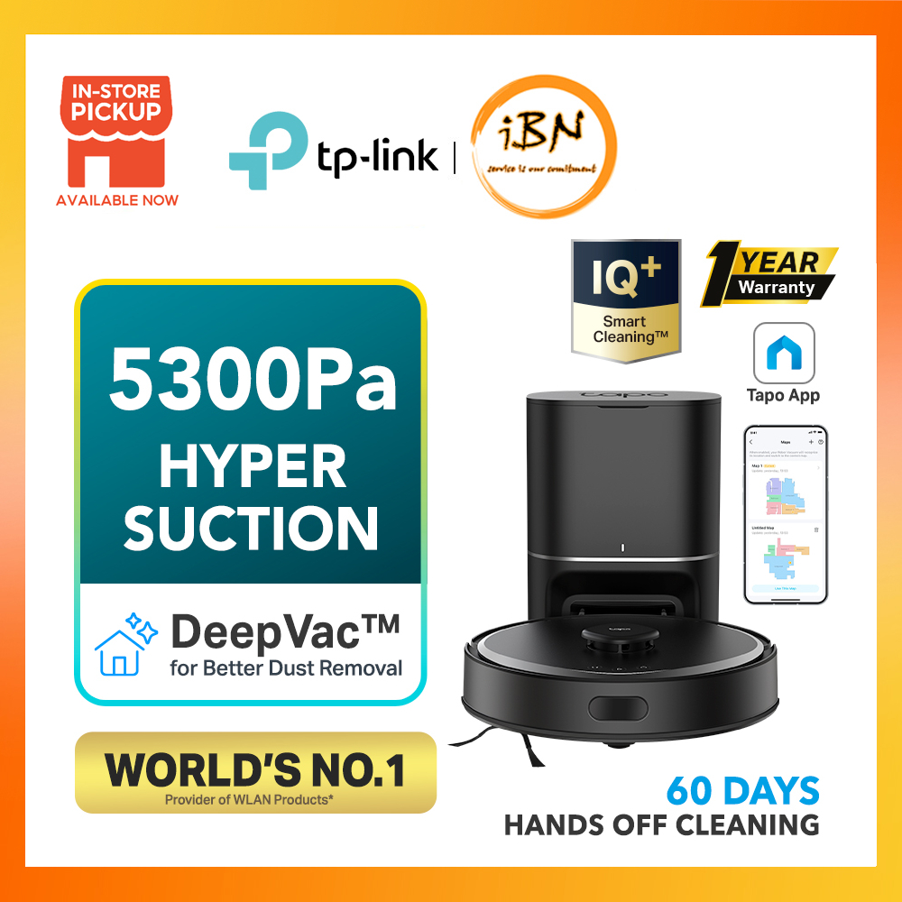 TP-Link Robot Vacuum Cleaner Tapo RV20 Mop / RV20 Max / RV20 Max Plus ...