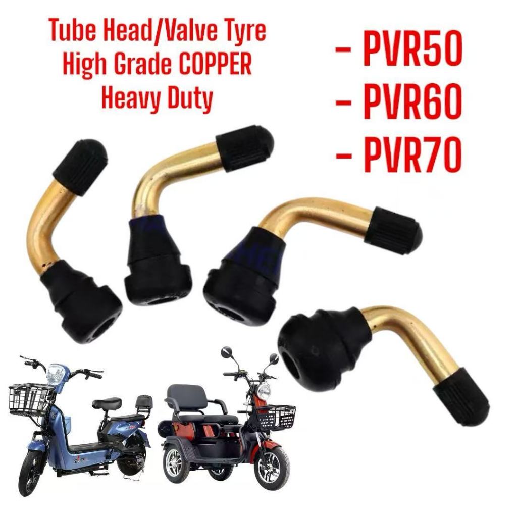 PVR50 PVR60 PVR70 Tubeless Tyre Valve Tube Head Tire Valve Stem Tyre ...
