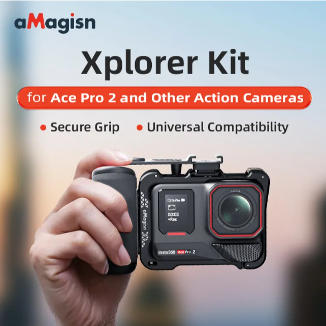 aMagisn Xplorer Kit Insta360 AcePro / Ace Pro 2 / Dji Action 3/Dji ...