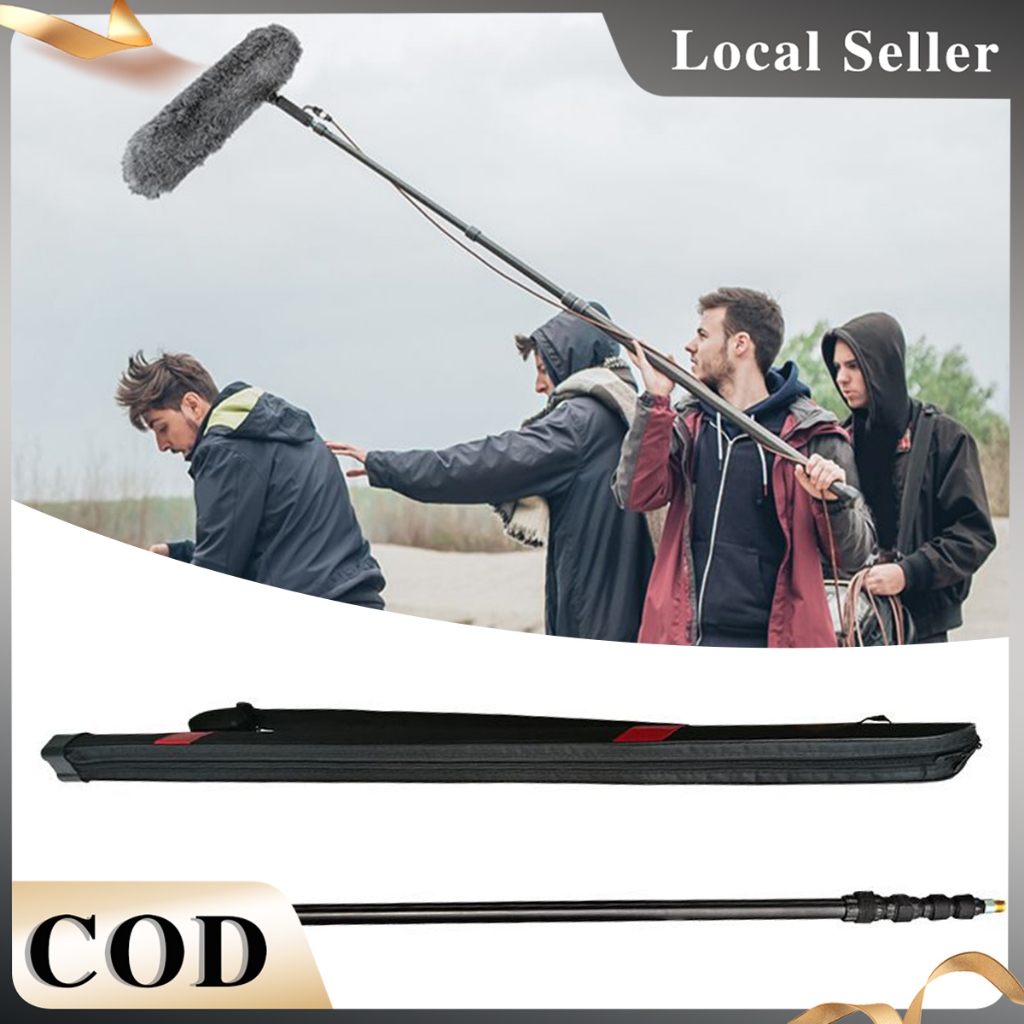 3.5m Boom Pole Mic Panjang Dengan Tas Universal Microphone Boom Arm ...