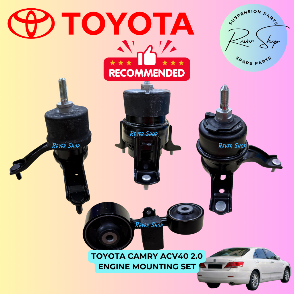 Toyota Camry ACV40 2.0 2.4 07-11Y Engine Mounting Set Front, Left ...