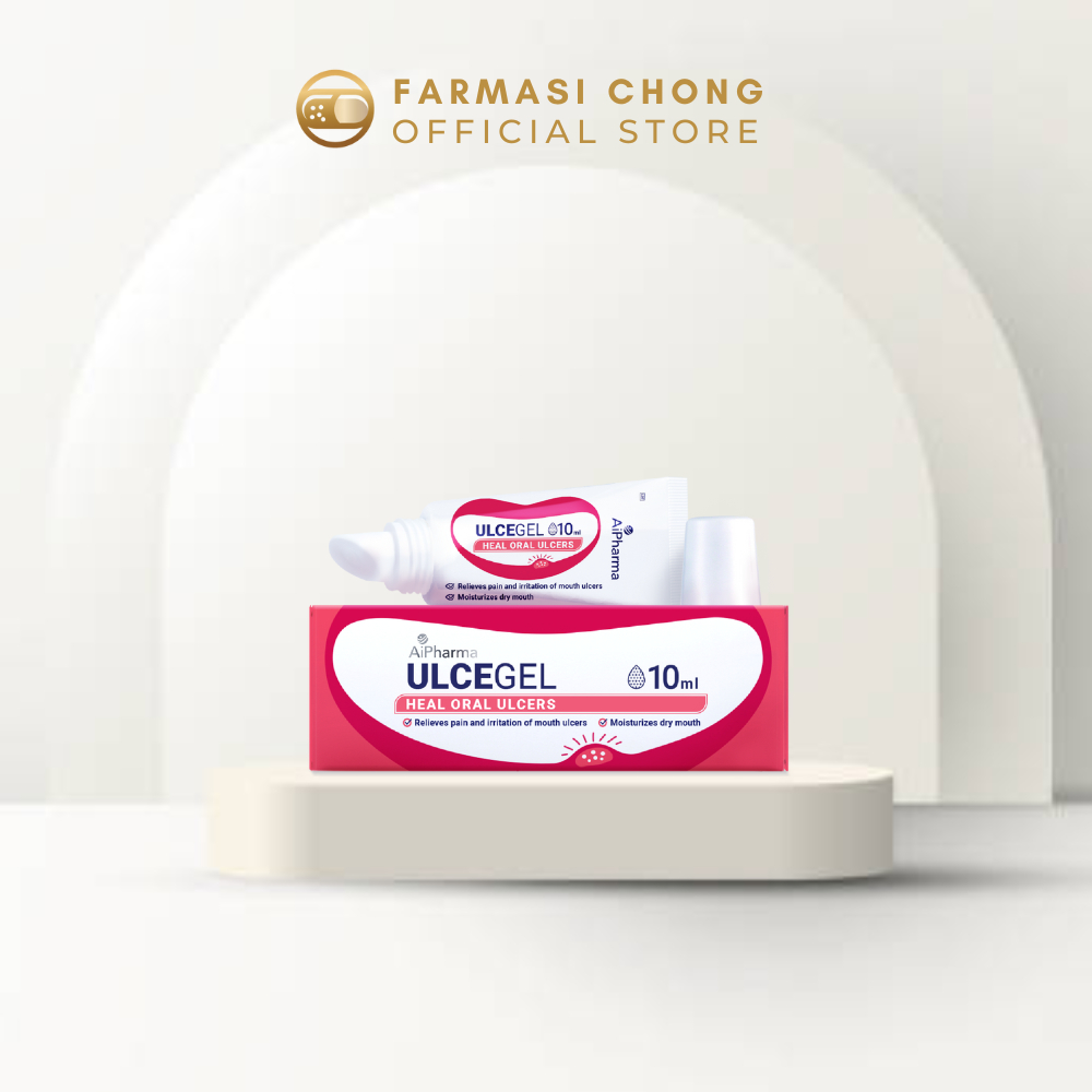 AIPHARMA Ulcegel Oral Gel 10ml - Fast Relief for Mouth Ulcers, Canker ...