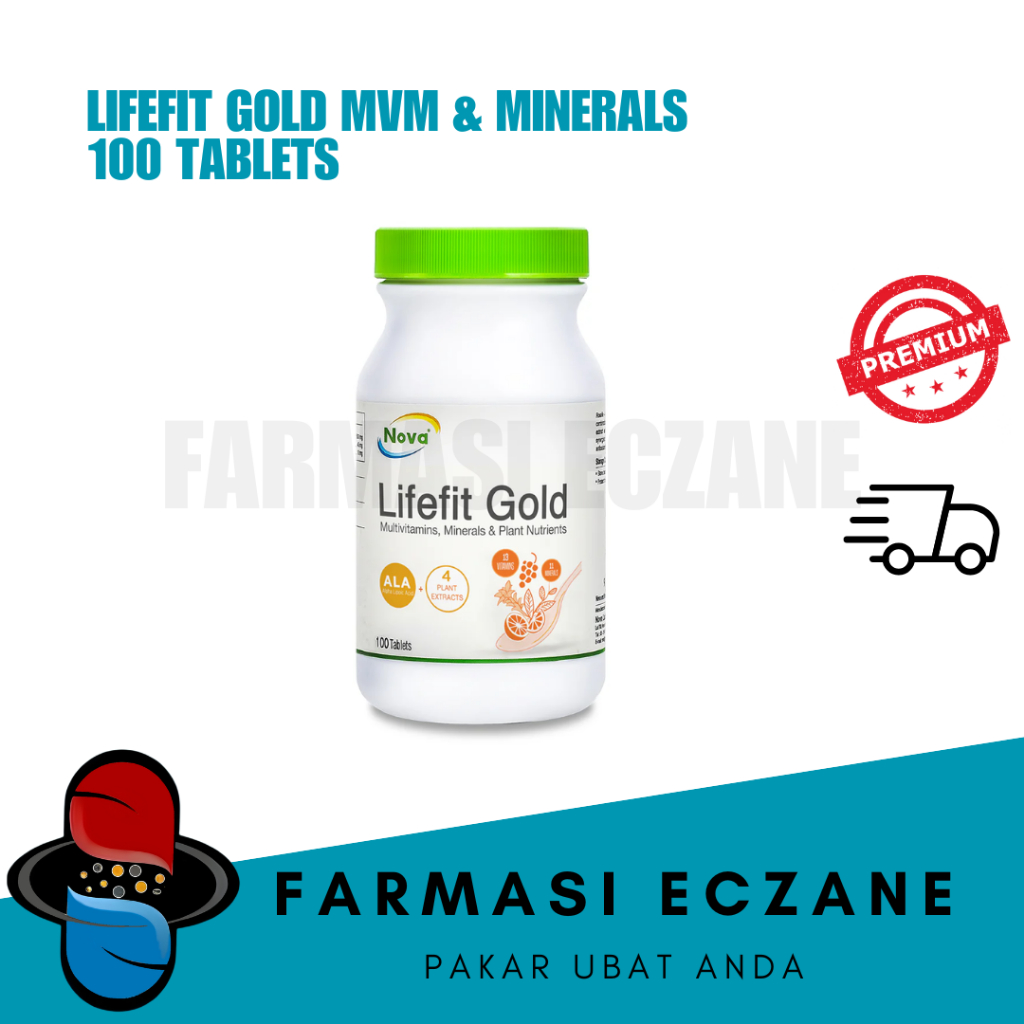 NOVA LIFEFIT GOLD (Suplement Multivitamin & Mineral) 100 TABLETS & 30 TABLETS | Shopee Malaysia