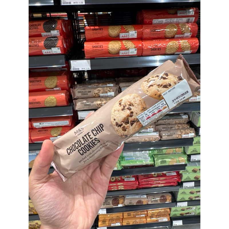 Marks & Spencer Chocolate Chip Cookies | Shopee Malaysia