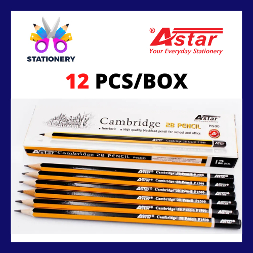 ASTAR 2B Pencil P1500 Cambridge (Set of 12pcs) / 2B铅笔 / Pensil 2b ...