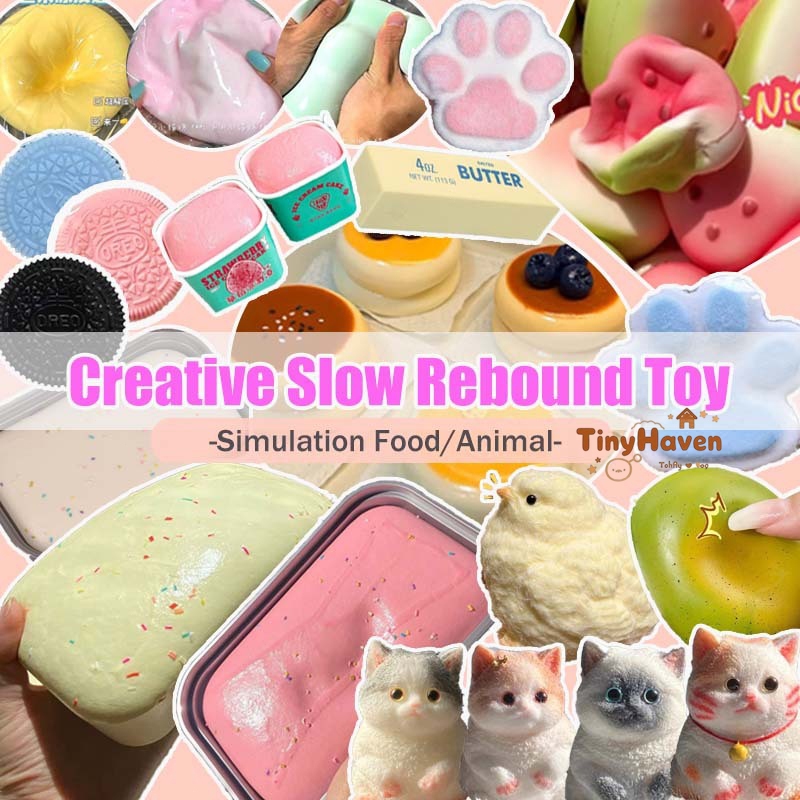 Simulation Food/Animal Squeeze Toy Oreo Cake Big Squishy Stress Relief ...