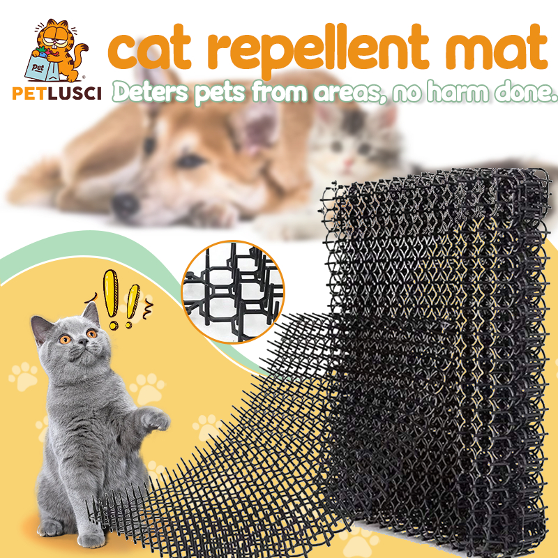 PETLUSCI😾Cat Repellent Mat Spike Plastic 1PCS Anti Climb Fence Wall ...