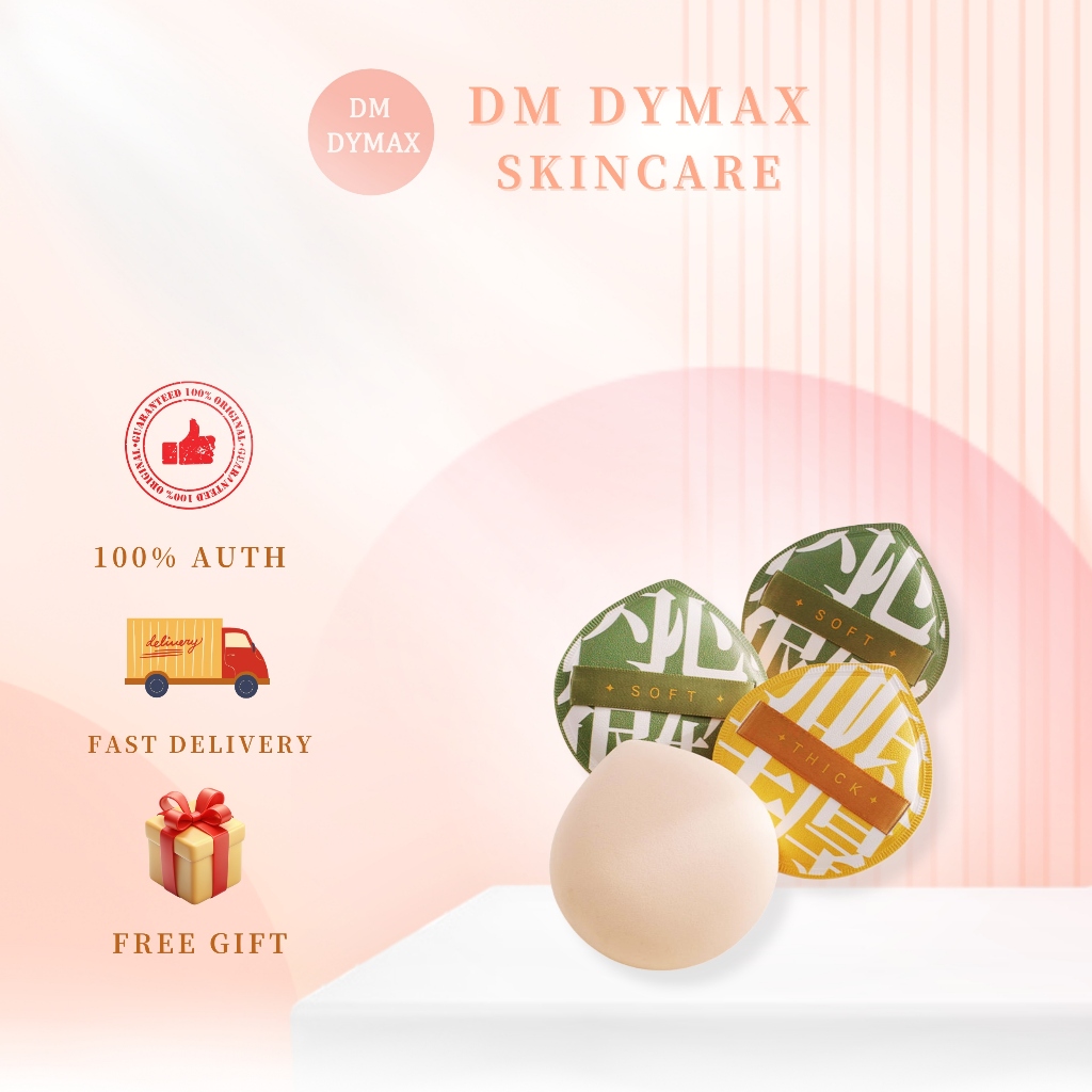 DM DYMAX - Powder Puff Air Cushion Puff Extra Large Wet And Dry Use Beauty Puff | Shopee Malaysia