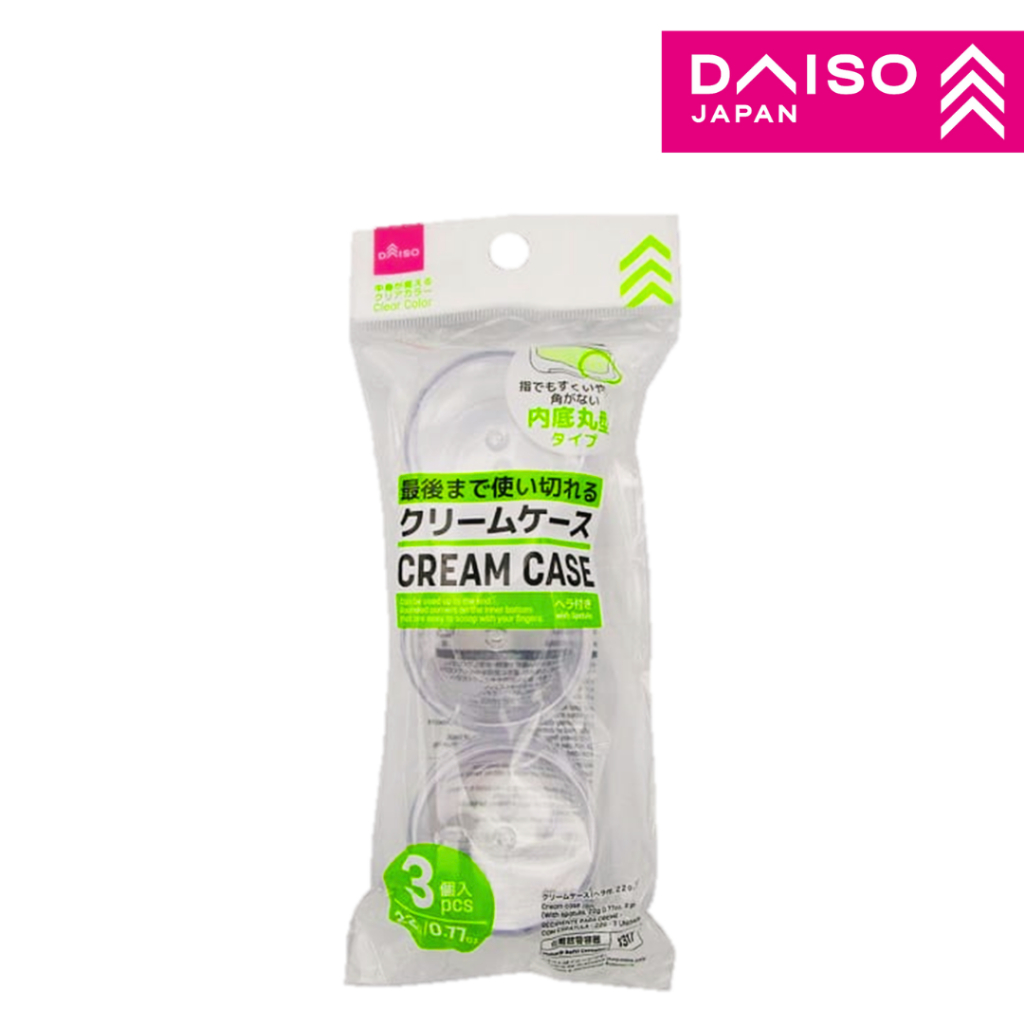 DAISO Cream Case (with spatula, 3 pieces) | Shopee Malaysia