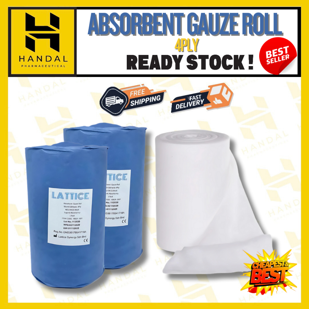 Absorbent Gauze Roll 4ply | Shopee Malaysia