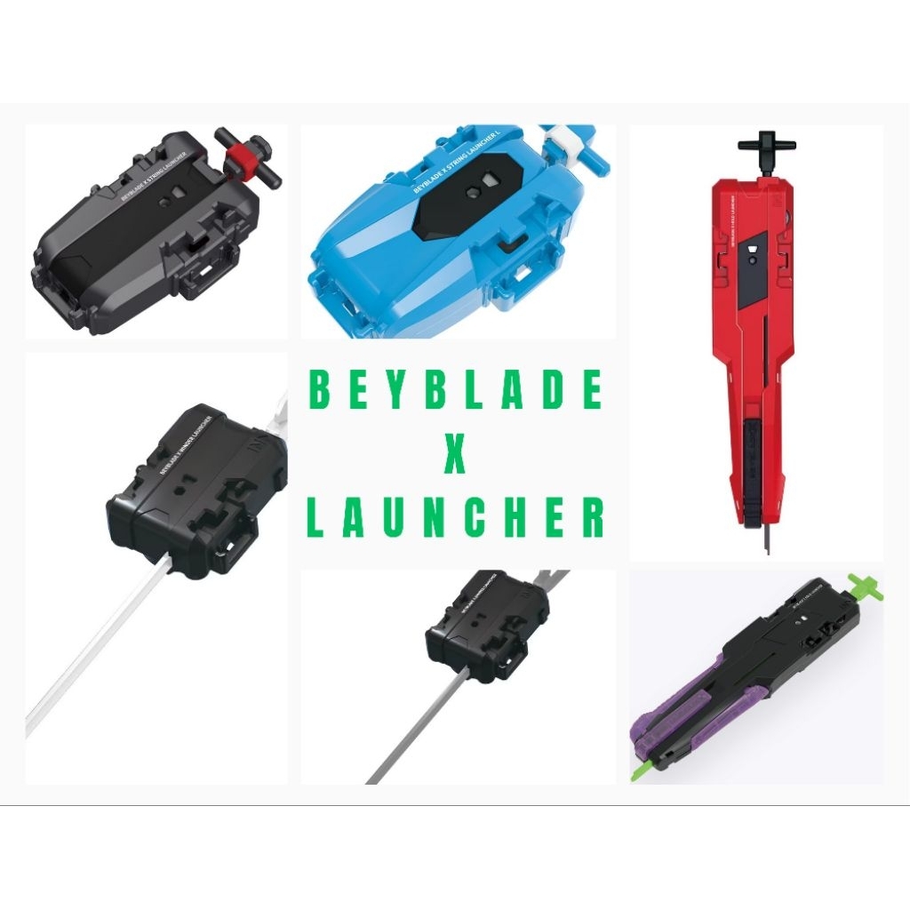 ORIGINAL TAKARA TOMY BEYBLADE X RIPCORD STRING AND SWORD LAUNCHER ...