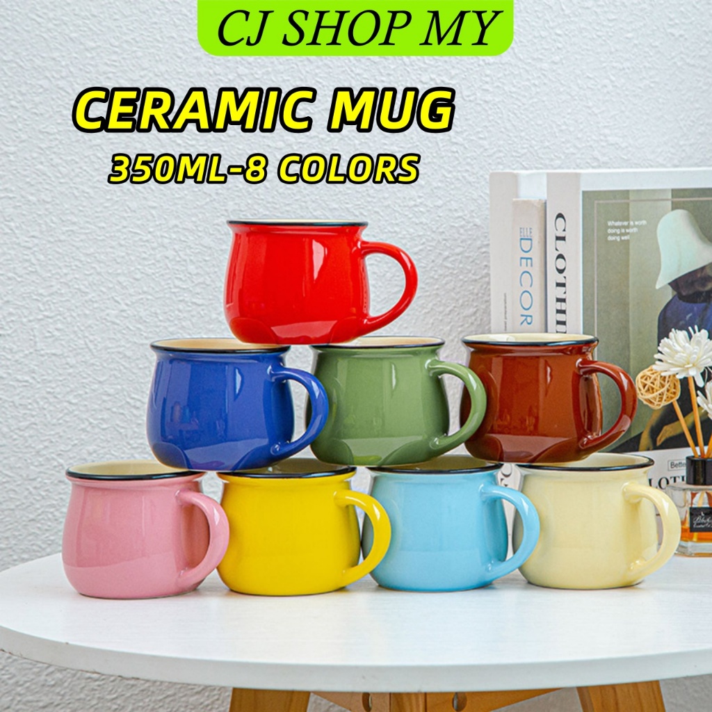 350ml Ceramic Mug Coffee Cup Water Cup Milk Cup Cute Cartoon Cup ...
