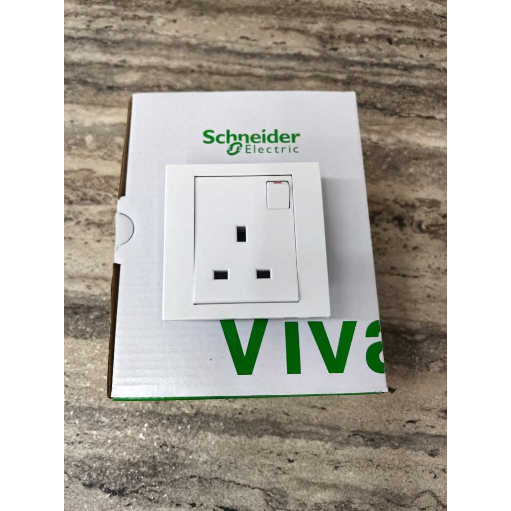 SCHNEIDER VIVACE KB15 13A SWITCH SOCKET OUTLET | Shopee Malaysia