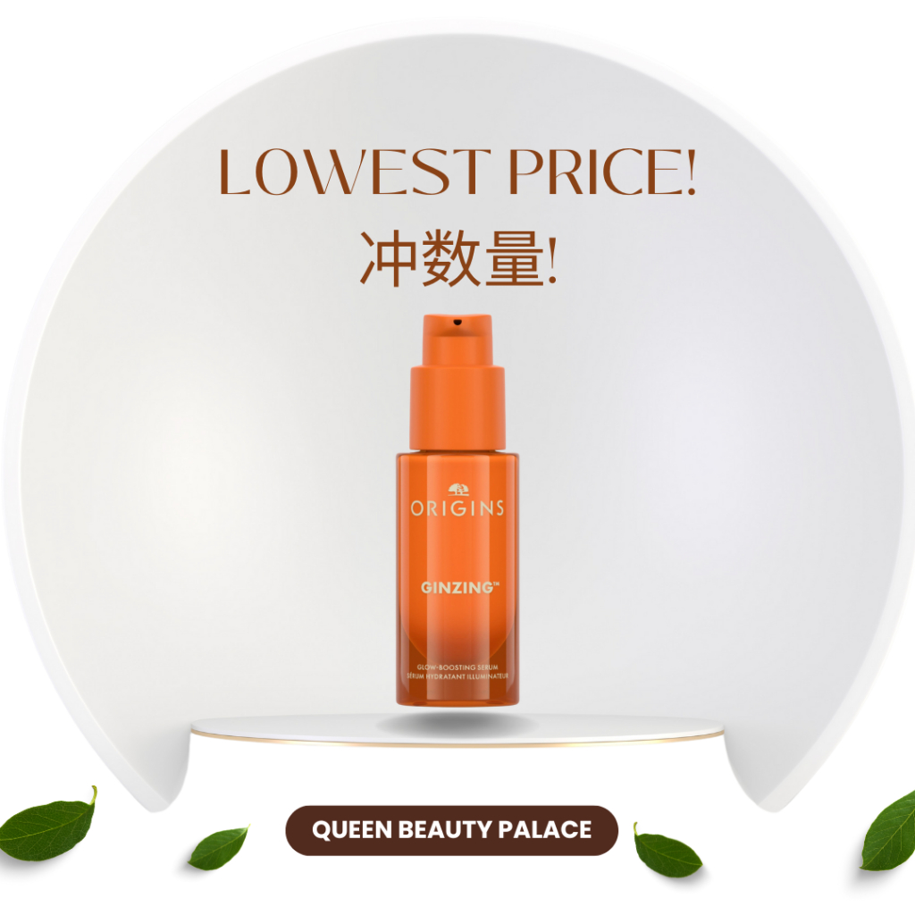 Origins ginzing into the glow brightening serum 30ml new version | Shopee Malaysia