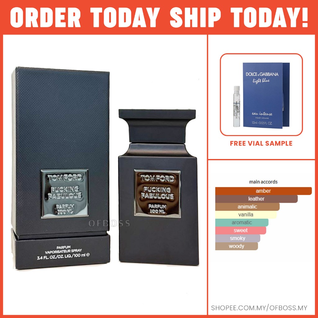 TOM FORD F** FABULOUS PARFUM 100ML FOR UNISEX | Shopee Malaysia