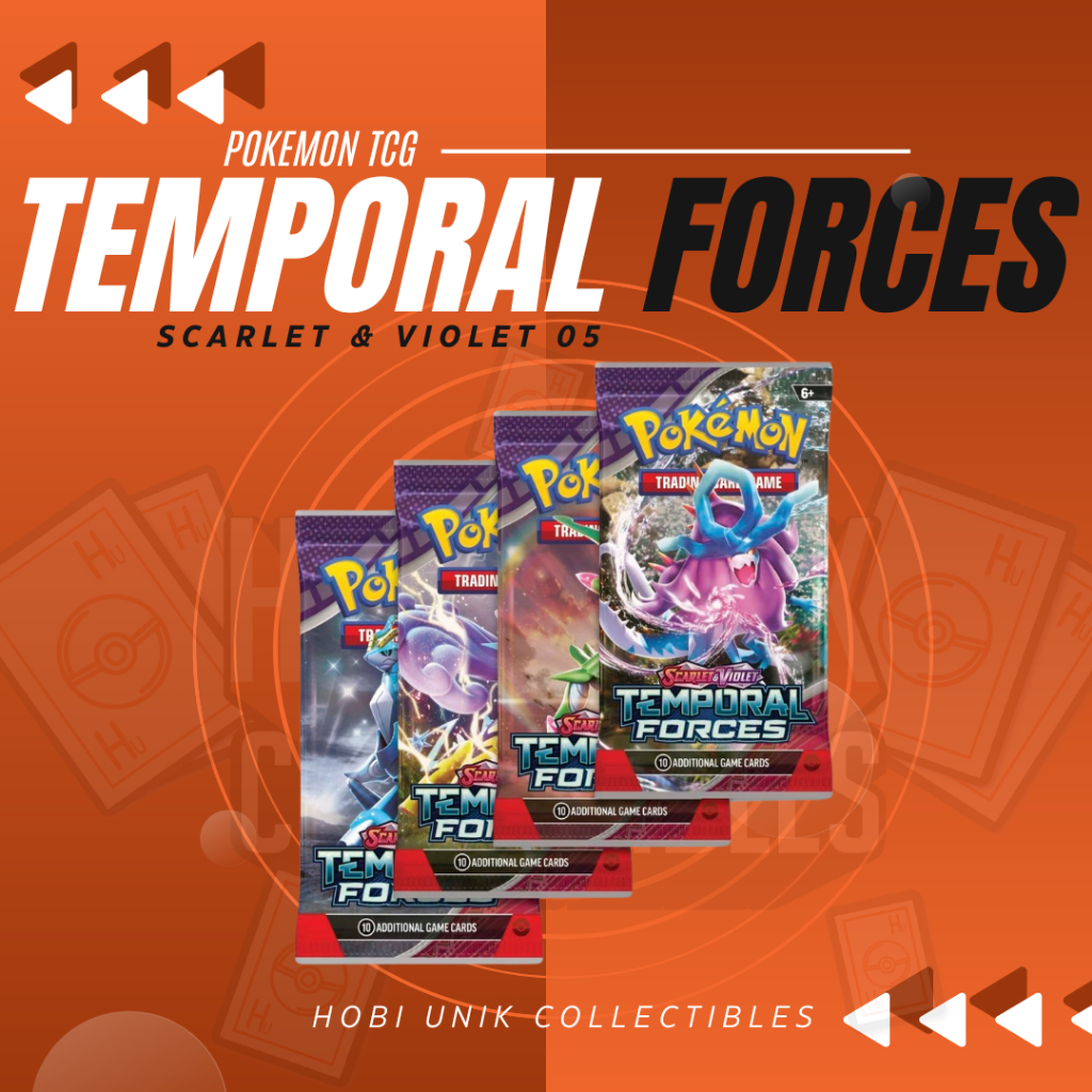 (Live Rip)[SV05] Pokemon TCG : Temporal Forces Packs | Shopee Malaysia