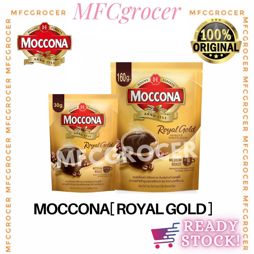 MOCCONA ROYAL GOLD ARABICA & ROBUSTA BLEND 160g / 30g | Shopee Malaysia