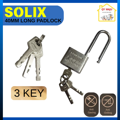 High Security Padlock 40mm Heavy DutySafety House Lock Door Key Lock ...