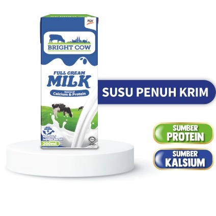 Bright Cow Full Cream UHT Milk (200ml x 24) | Shopee Malaysia