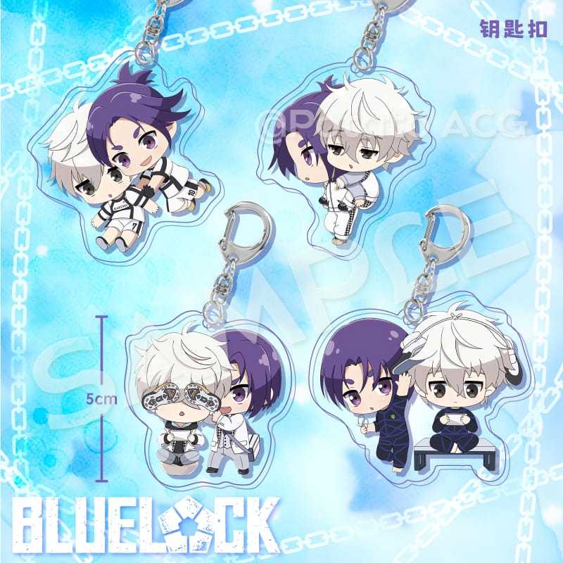 Blue Lock Gantungan Kunci Acrylic Anime Nagi Design Acrylic Keychain ...