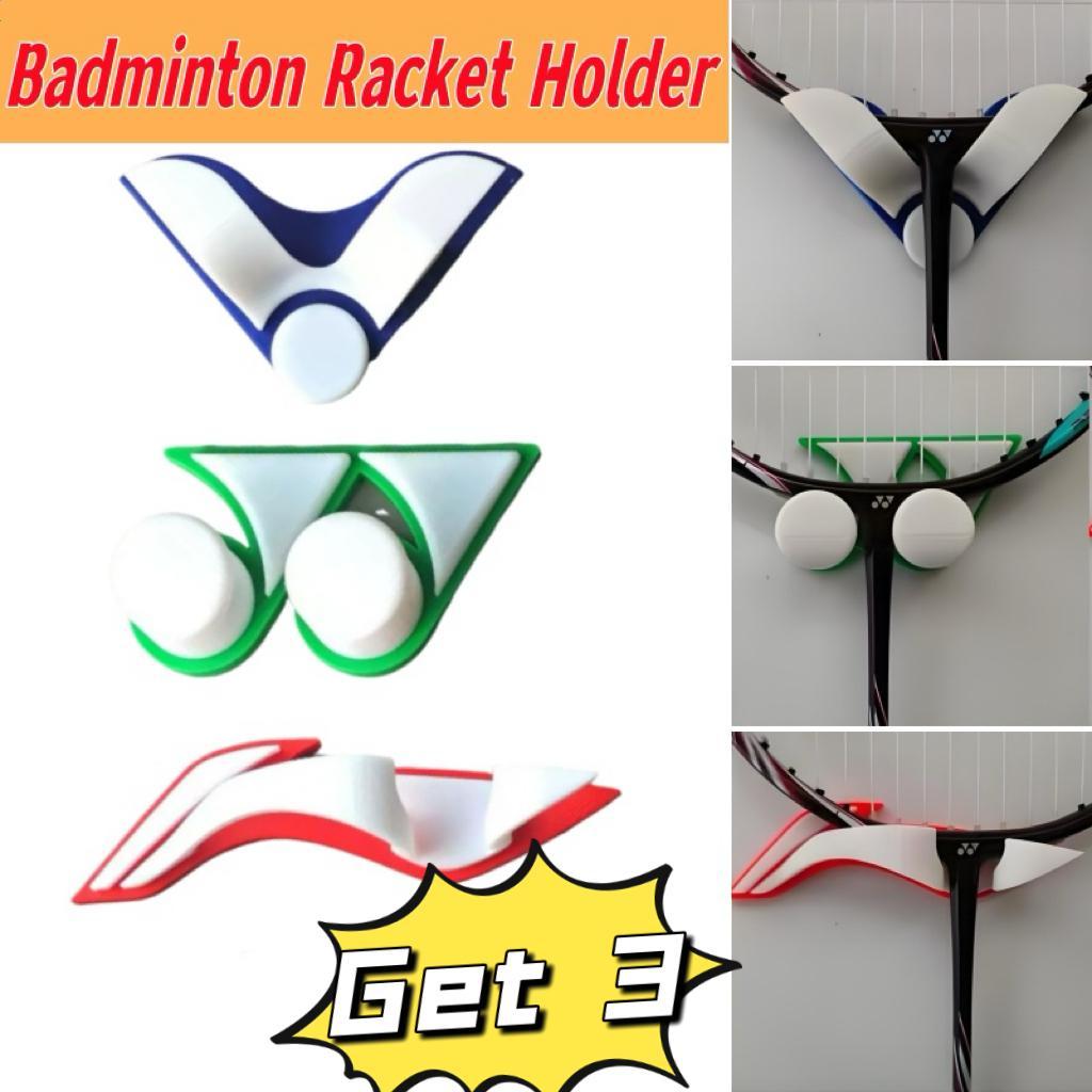 3D LOGO Printable Racket Holder, YONEX Wall-Mounted, Suitable for ...