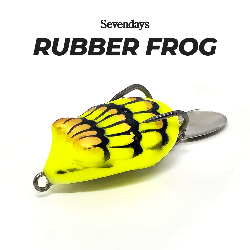 Rubber Frog Soft Plastic 4cm / 4g Fishing Lure Bait Katak Pancing Toman ...