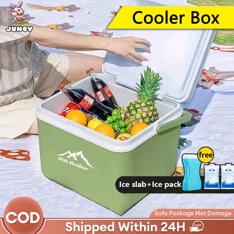 【JC】Cooler Box Camping Ice Box Outdoor Fishing Food Storage Keep Cold ...