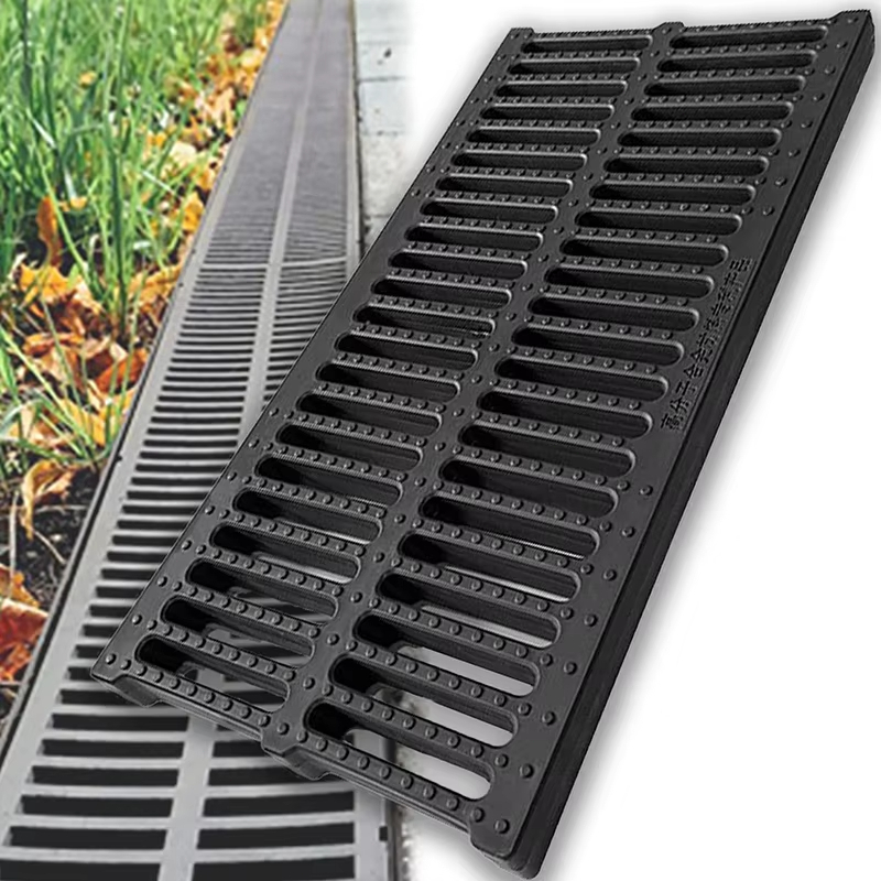 Plastic Drain & Sewer Cover: Enhanced Resin Trench & Gutter Grate for ...