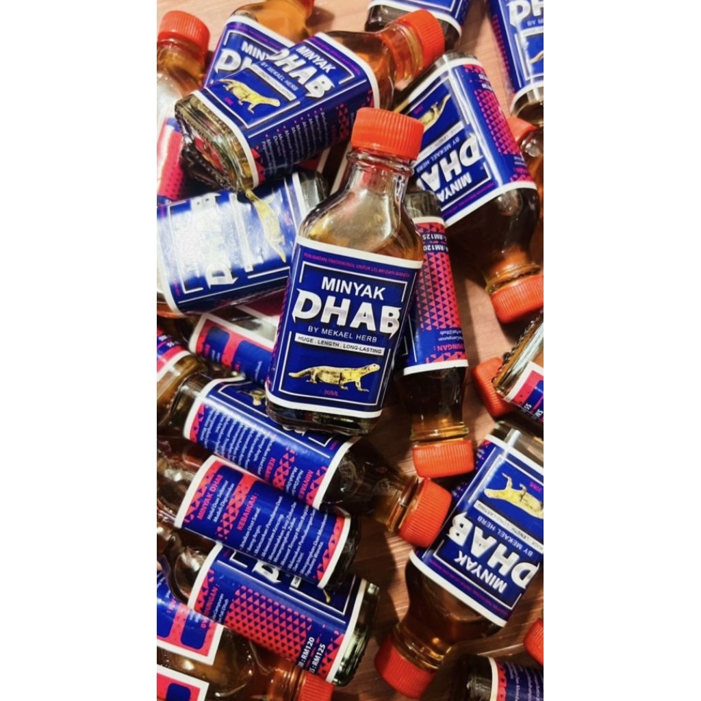 MINYAK DHAB MIKAEL BIRU | Shopee Malaysia
