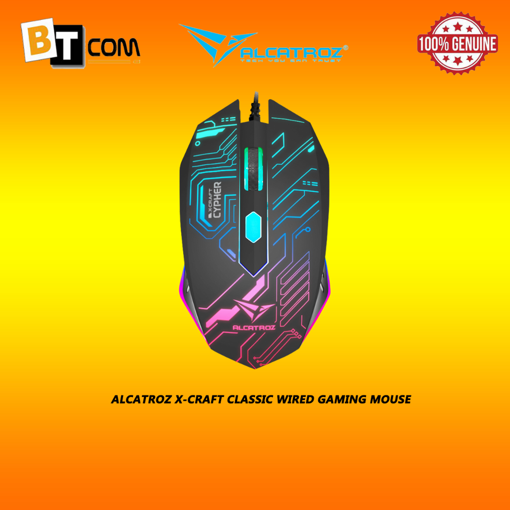 ALCATROZ X-CRAFT CLASSIC WIRED GAMING MOUSE | Shopee Malaysia