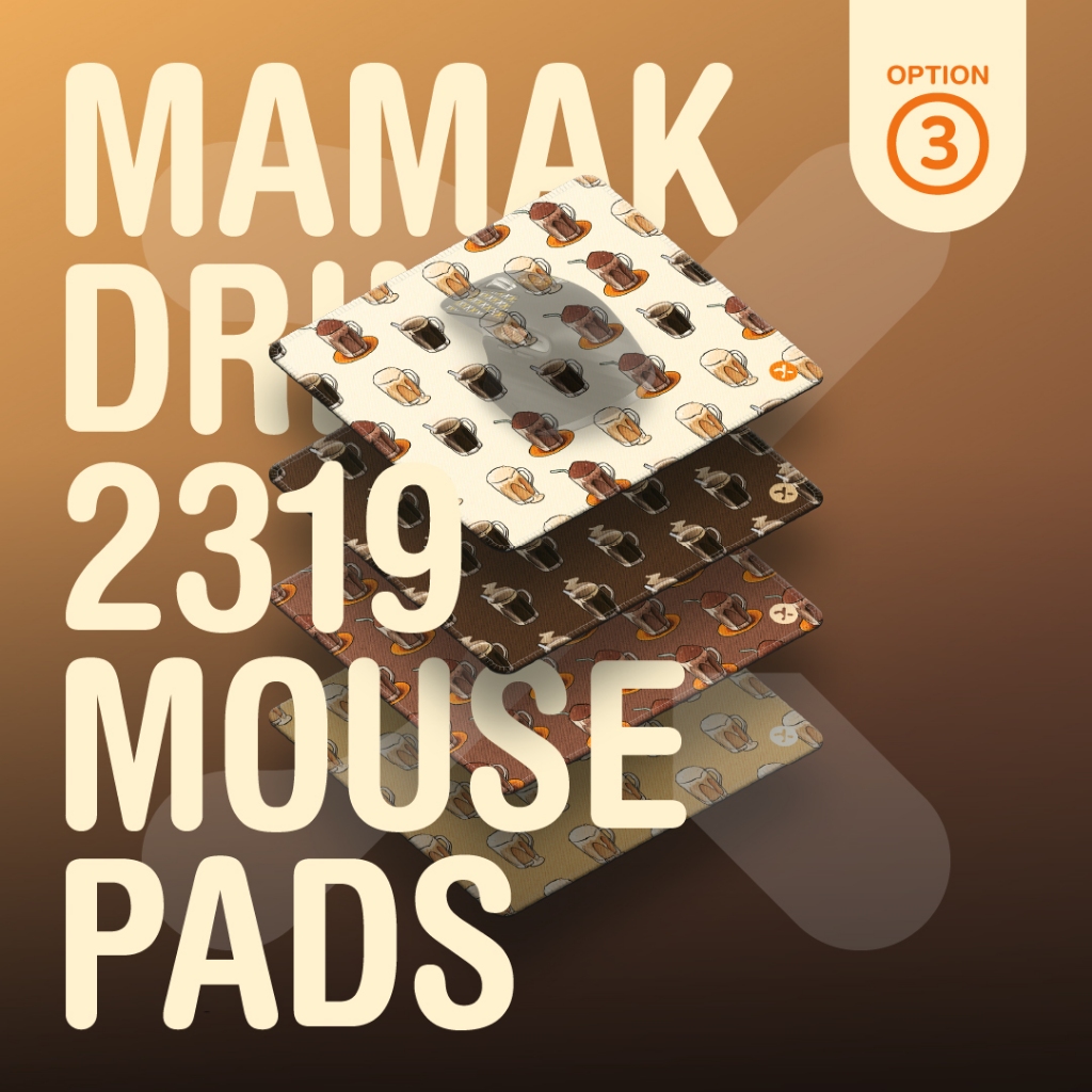 [2319 MOUSEPADS] Mamak Drinks OP3 | 23cm x 19cm In-House Mousepad ...