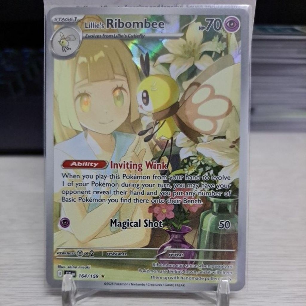 Pokemon TCG Lillie's Ribombee (JTG)(Illustration Rare) | Shopee Malaysia