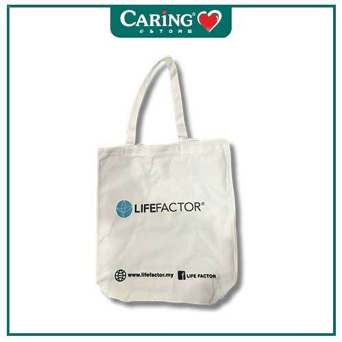 LIFE FACTOR CANVAS BAG - GWP | Shopee Malaysia