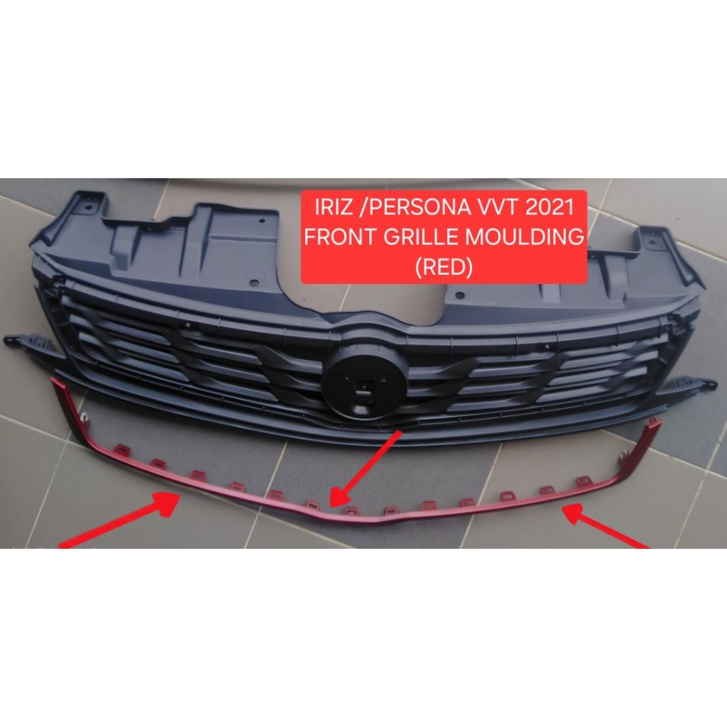 ORIGINAL PROTON IRIZ NFL ,PERSONA VVT 2021 FRONT GRILLE MOULDING ...