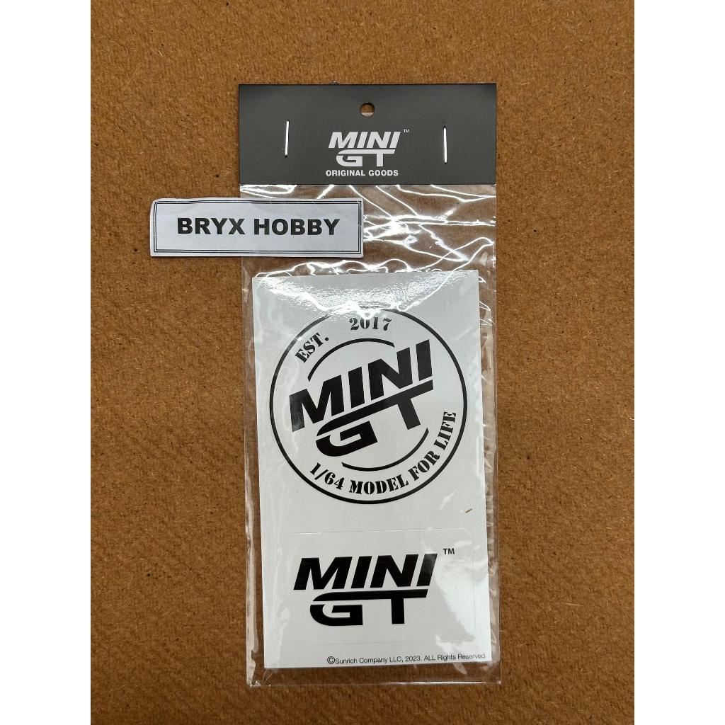 TSM Models Mini GT White Logo Sticker Set (8cm X 13.8cm) #MGTOM007 ...